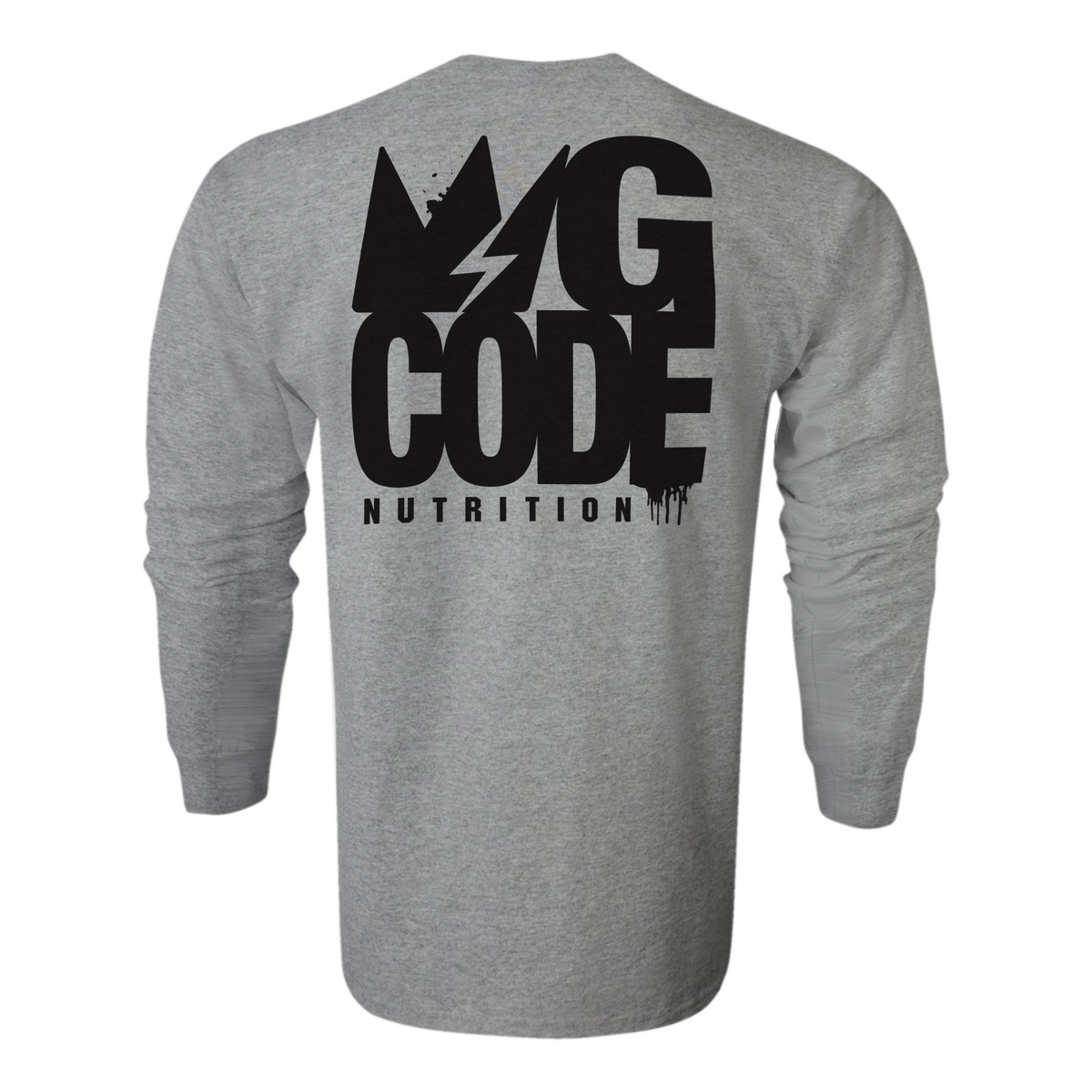 GCode “Five Years of Fire” Long Sleeve (Grey) – GCode Nutrition
