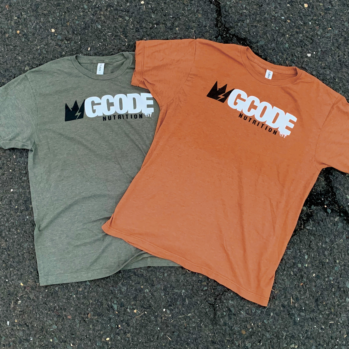 “Pursue Lifelong Domination” Logo Shirt (Orange Rust) – GCode Nutrition